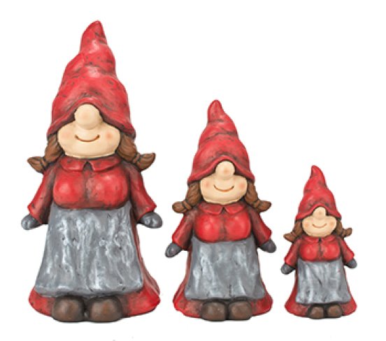 Tomtemor S - Röd Grå 11cm - Hemshopen.se