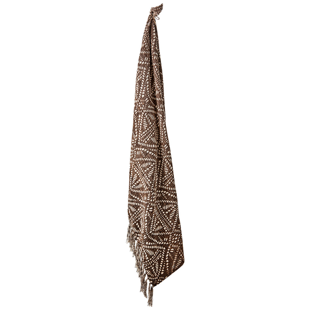 Filt Fernando - Natur Brun 160x130 cm - Hemshopen.se