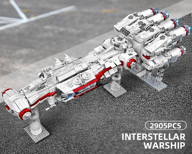 Tantive IV CR90 Corellian Corvette - 2905 Bitar - Kompatibla Byggklossar